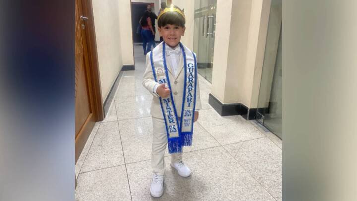 Menino de Guarapari ganha concurso de Mini Mister Espírito Santo - TV ...